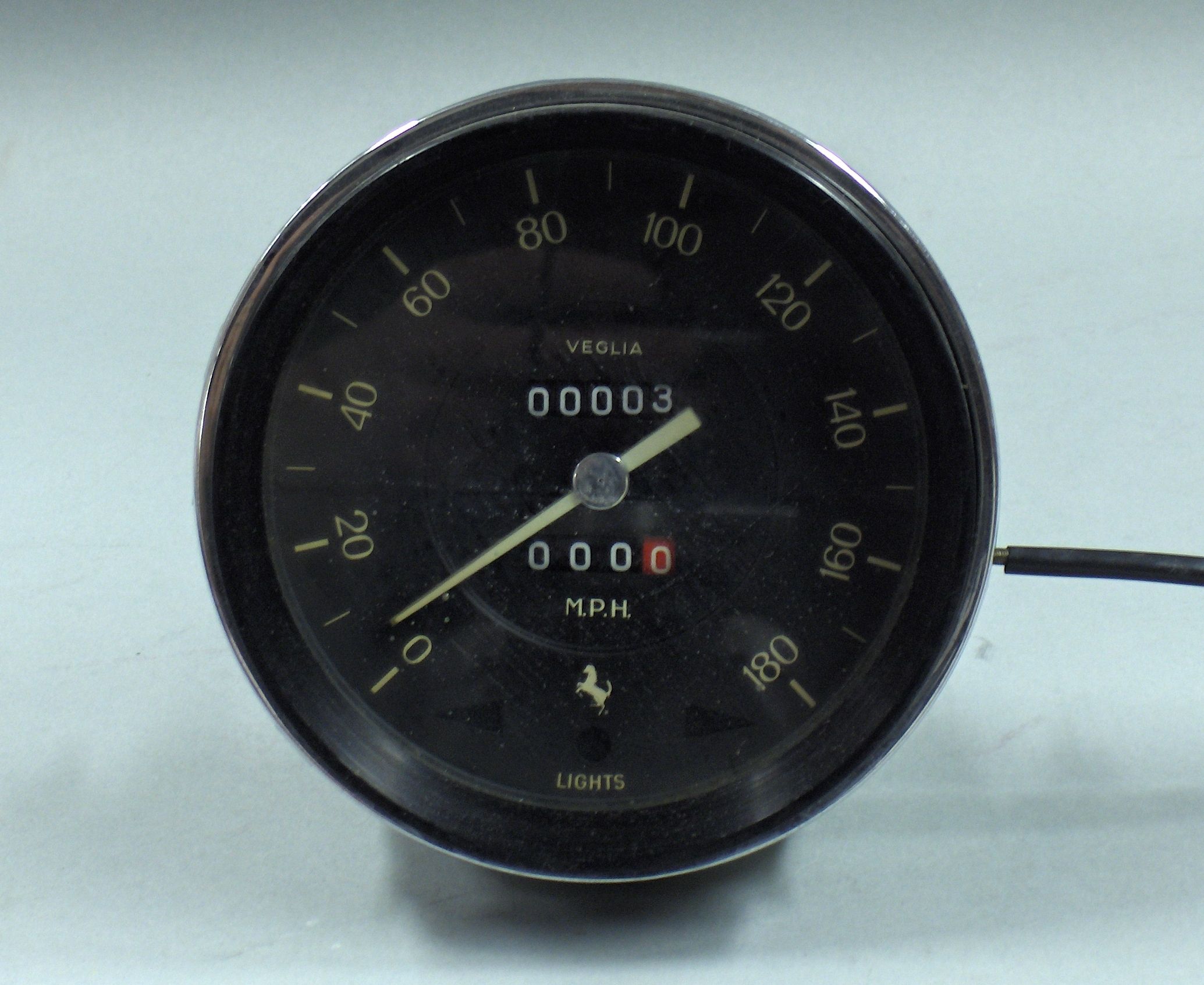 Bonhams Cars : A Ferrari 275GTB Veglia Borletti 180mph speedometer,