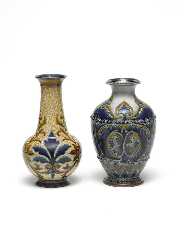 Bonhams : Louisa Edwards for Doulton Lambeth A Vase, 1877