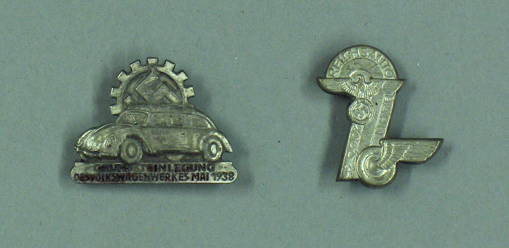 Bonhams Cars : A German VW Workers lapel badge, 1938 and a Reichs Auto ...