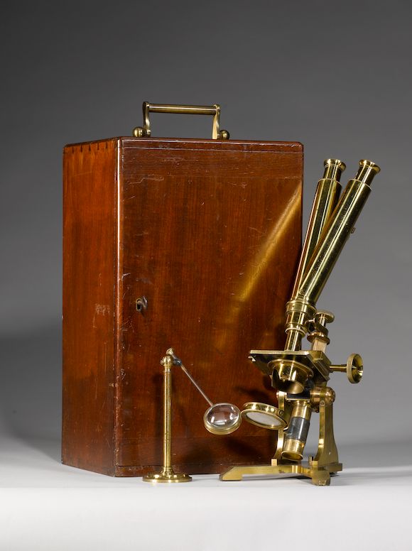 Bonhams : A J B Dancer compound binocular microscope, English, 1860's,