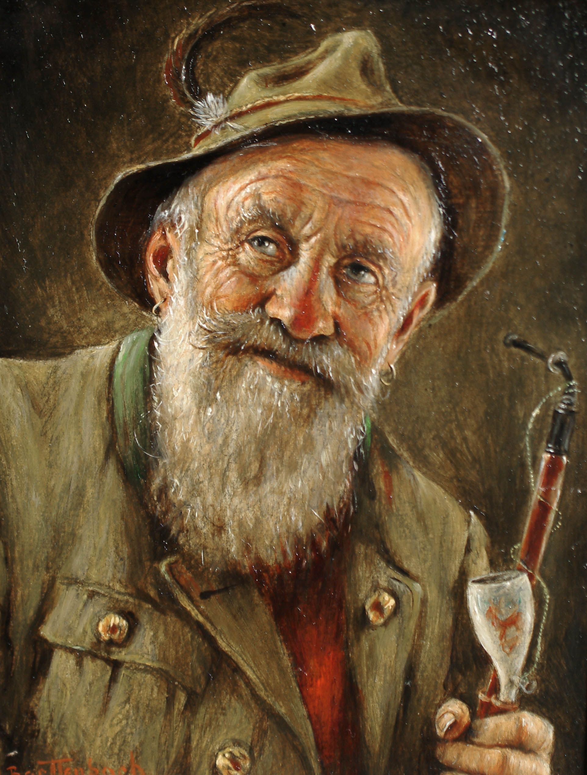 Bonhams : Hans Barttenbach (German, born 1908) A pair of elderly German ...