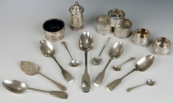 Bonhams : A collection of silver