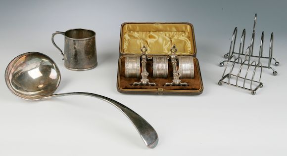 Bonhams : A collection of silver