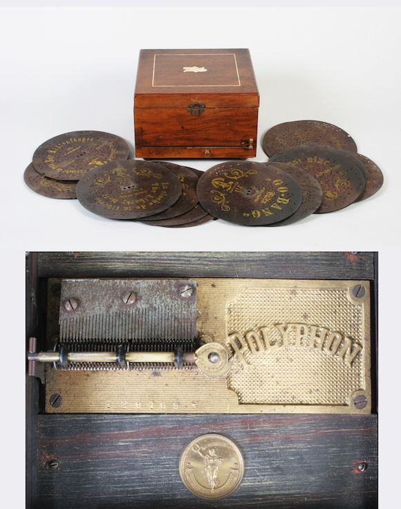 Bonhams : A Polyphon Style 42R disc musical box