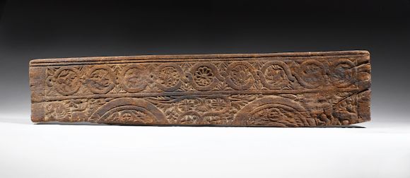 Bonhams : A Coptic wood panel fragment