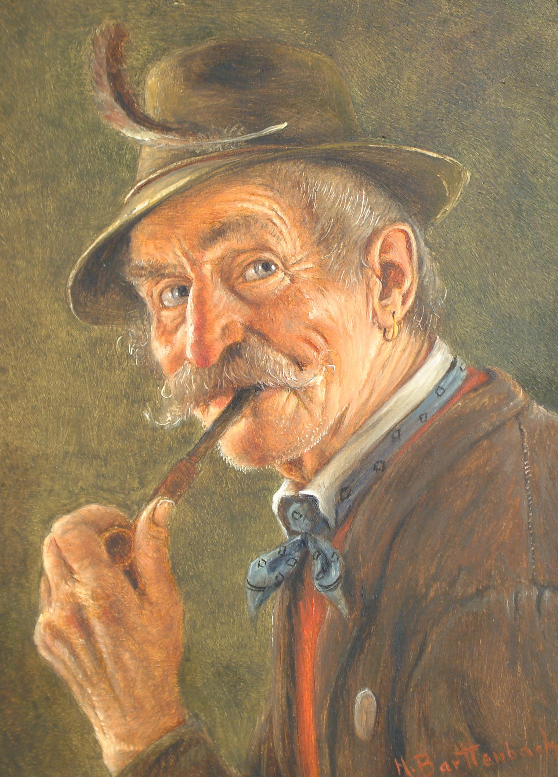 Bonhams : Hans Barttenbach (German, born 1908) A pair of elderly German ...