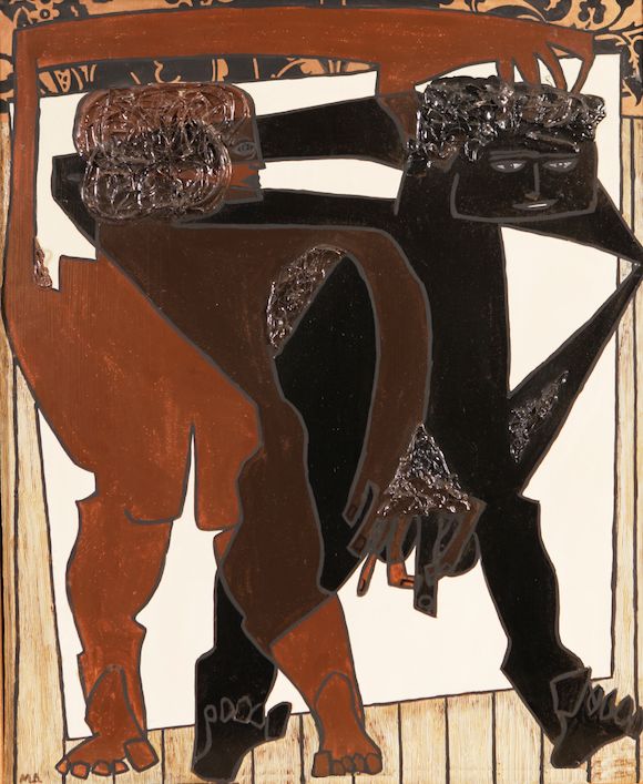 Bonhams : Mark Boyle (British, 1934-2005) Two figures