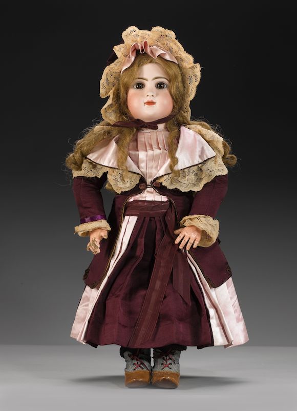 Bonhams : Bisque head Bebe incised M, circa 1885