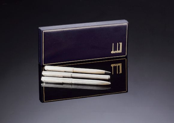 Bonhams : Three Dunhill writing implements,