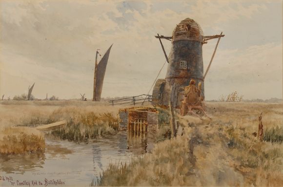 Bonhams : Stephen John Batchelder (British, 1849-1932) 'Old Mill, Near ...