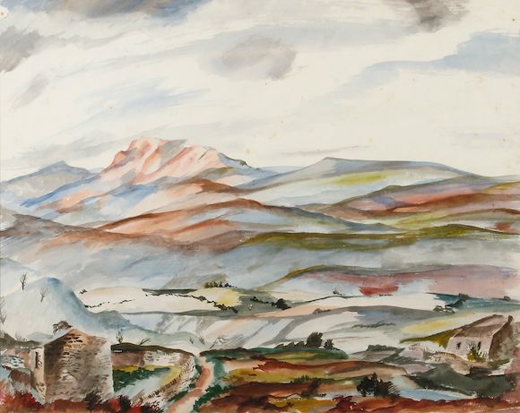 Bonhams : Rowland Suddaby (British, 1912-1973) The Yorkshire Moors