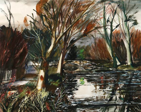 Bonhams : Rowland Suddaby (British, 1912-1973) Autumn river