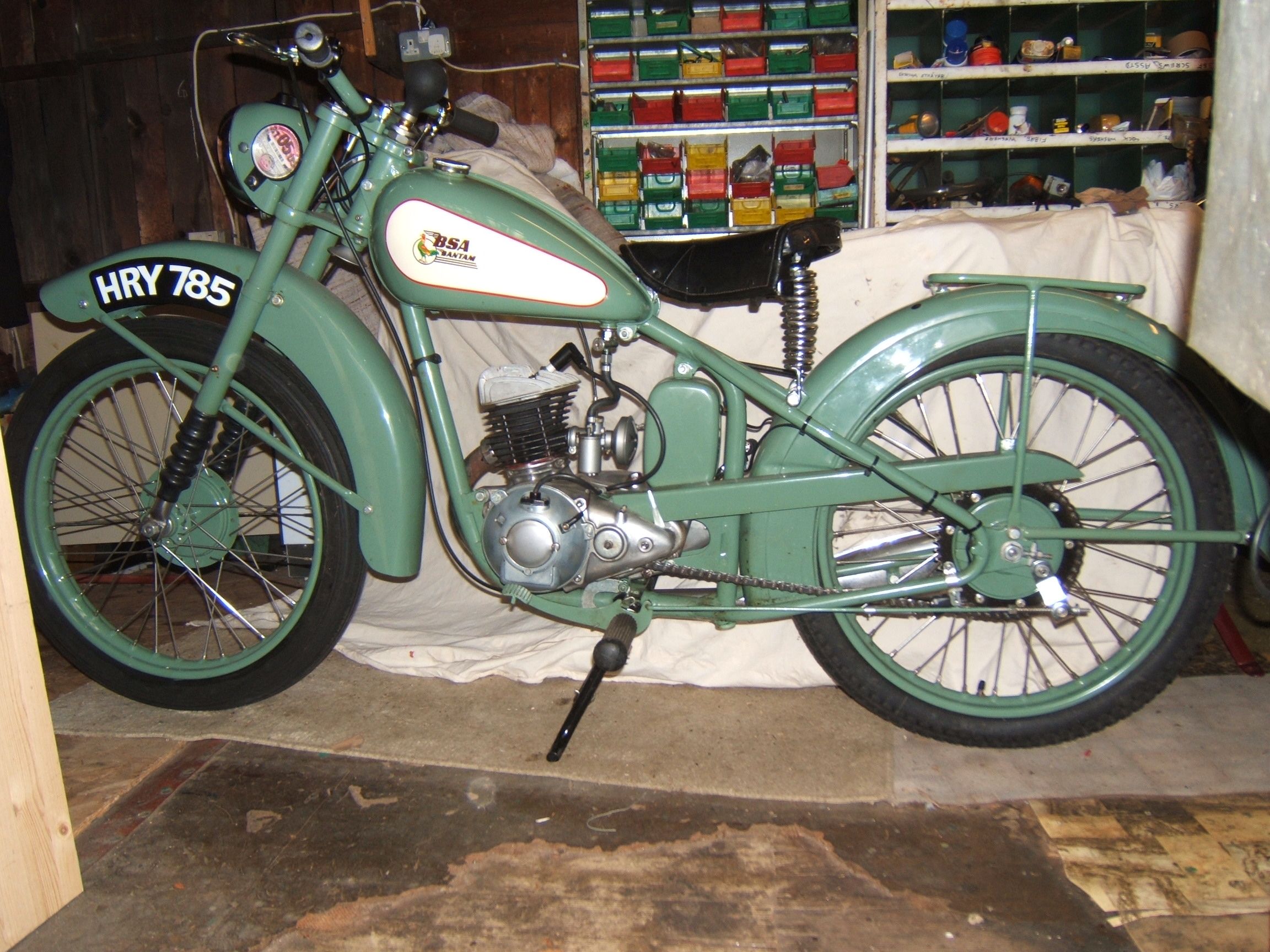 Bonhams Cars : 1950 BSA D1 123cc Bantam Frame no. YD1 64998 Engine no ...