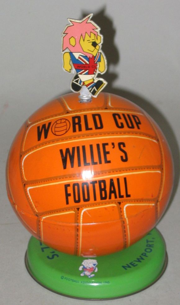 Bonhams : Wells (?) World Cup Willie's Football