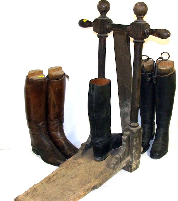 Bonhams : A Maxwell of Dover Street London Victorian stable boot jack