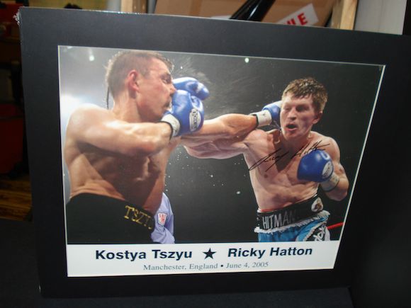 Bonhams : Rickey Hatton signed photograph