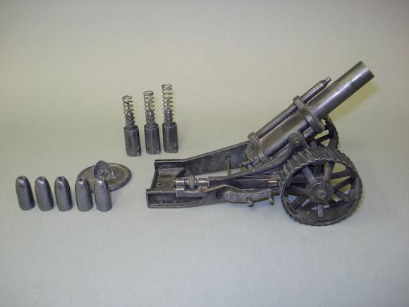 Bonhams : Britains No.2 18 inch Heavy Howitzer on tractor wheels 1