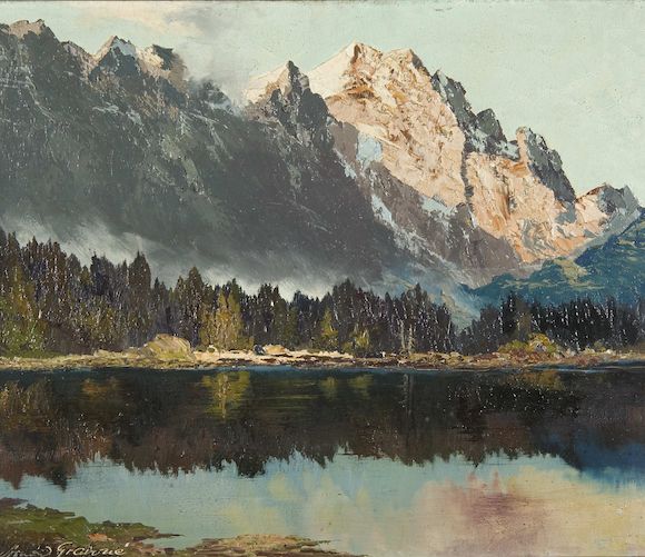 Bonhams : Arnold Graboné (German, 1898-1981) Eibsee