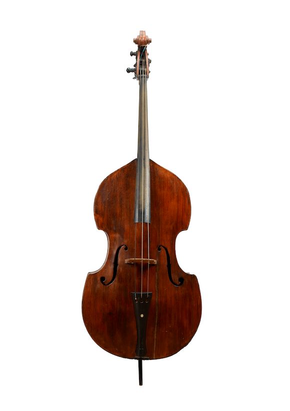 Bonhams : A Three string Double Bass of the German School, circa 1850