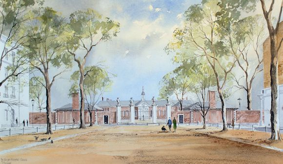 Bonhams : John Chisnall (British, born 1943) 'The Royal Hospital, Chelsea'