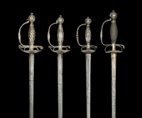 Bonhams : A Dutch Silver-Hilted Small-Sword