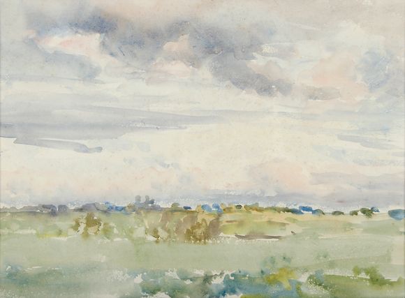 Bonhams : Edmund Lawrence van Someren, ROI (1875-1963) Landscape, the ...