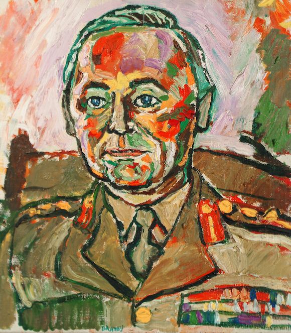 Bonhams : John Bratby R.A. (British, 1928-1992) Portrait of Feild ...