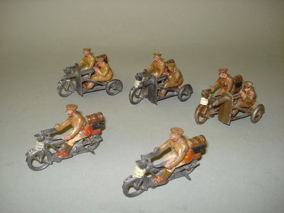 Bonhams : Britains Motor Cycle Machine Gun Corps 8