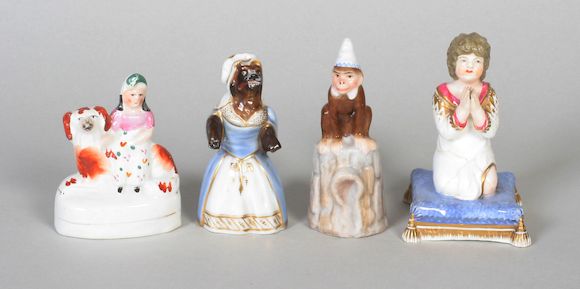 Bonhams : A Minton figure of 'Goodnight', an English porcelain candle ...