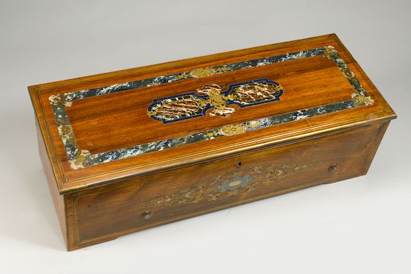 Bonhams : A rare Grand Format Overture cylinder Musical Box by Nicole ...