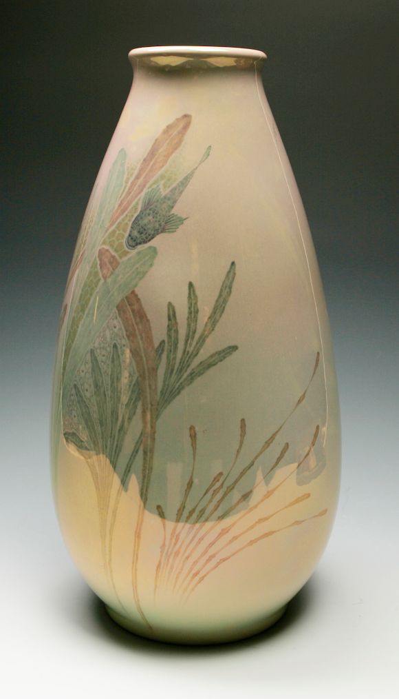Bonhams : A Dutch Art pottery vase by St. Lukas of Utrecht
