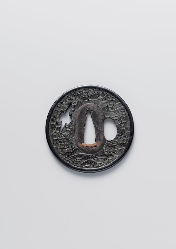 Bonhams : Two ko-kinko tsuba Muromachi Period, 16th century