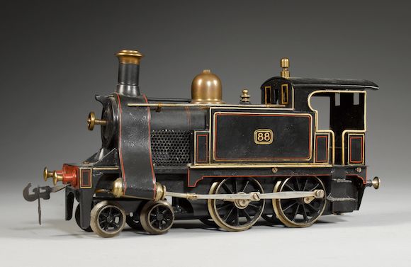 Bonhams : Bing for Bassett-Lowke gauge I live steam 4-4-0T 88 locomotive
