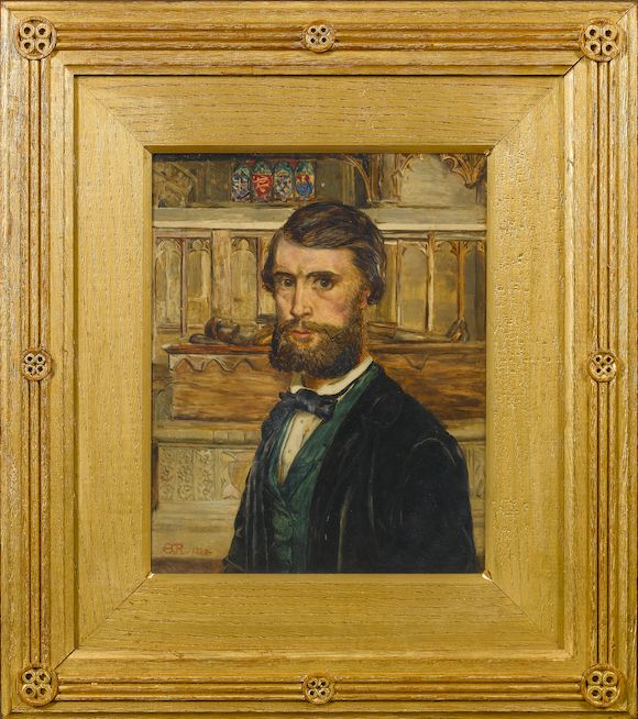 Bonhams : Edward Radford (British, 1831-1920) Portrait of a gentleman ...