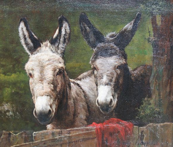 Bonhams : Henry Hayes (British, exh. 1900-1908) 'The best of friends ...