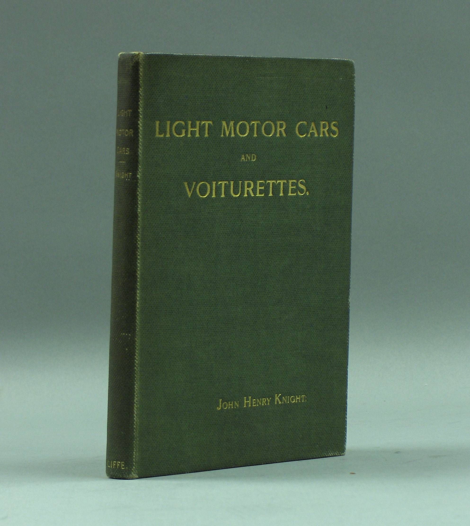 Bonhams Cars : J H Knight: Light Motor Cars And Voiturettes;