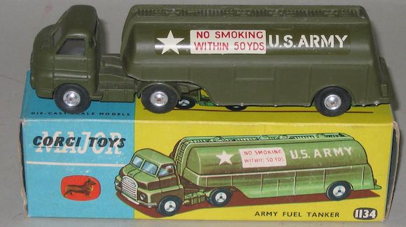Bonhams : Corgi 1134 Army fuel tanker