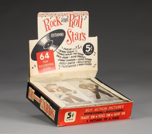 Bonhams : 'Rock And Roll Recording Stars' "wax box" with thirty-six ...