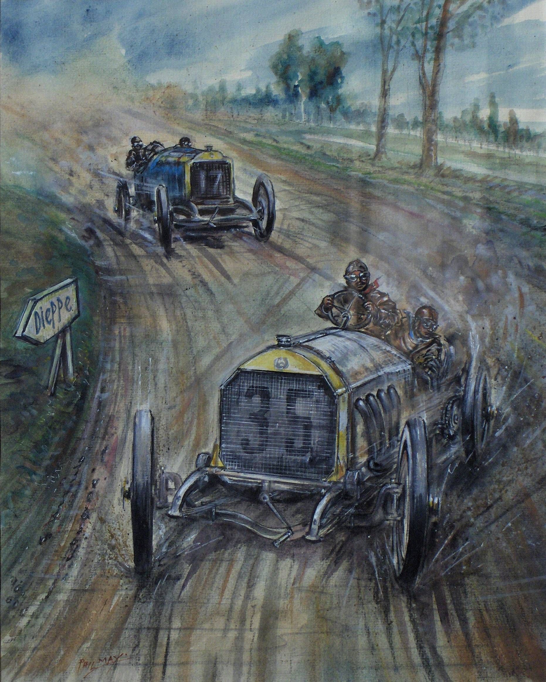 Bonhams Cars : Phil May, 'Christian Lautenschlager - Mercedes 1908 ...