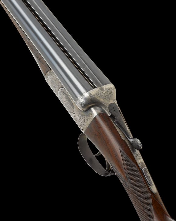Bonhams : A 12-bore assisted-opening boxlock ejector gun by J.R. Gow ...