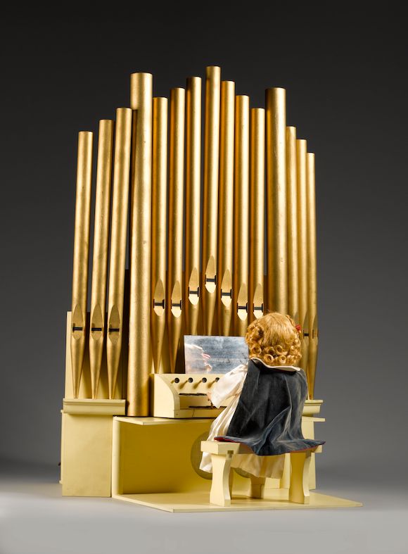 Bonhams : A rare 'Shirley Temple' organ gramophone automaton, made for ...
