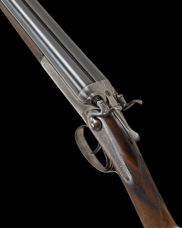 Bonhams : A 28-bore hammer gun by Bozard, no. 8075