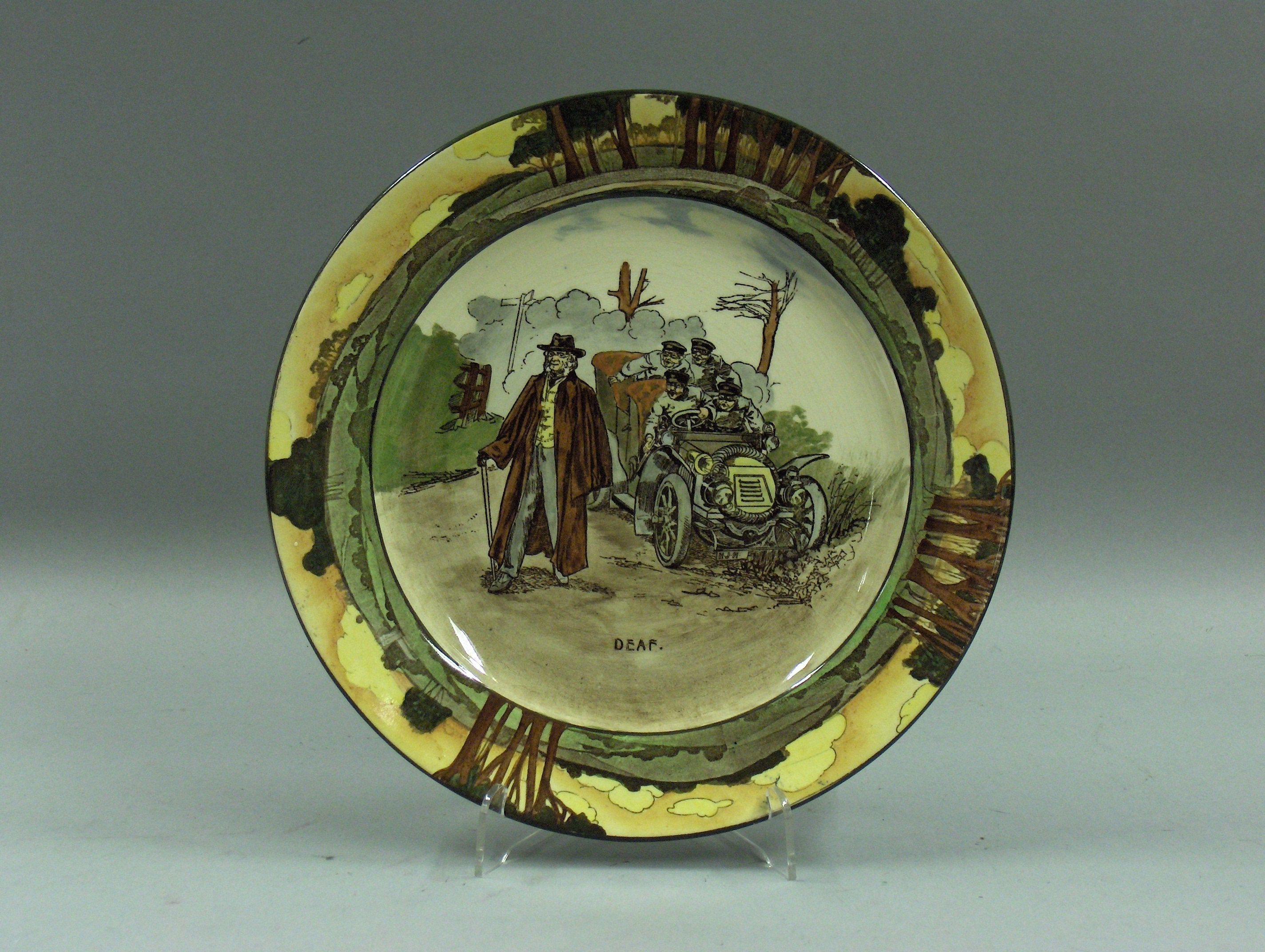 Bonhams Cars : A Royal Doulton 'Series Ware' motoring plate by George ...