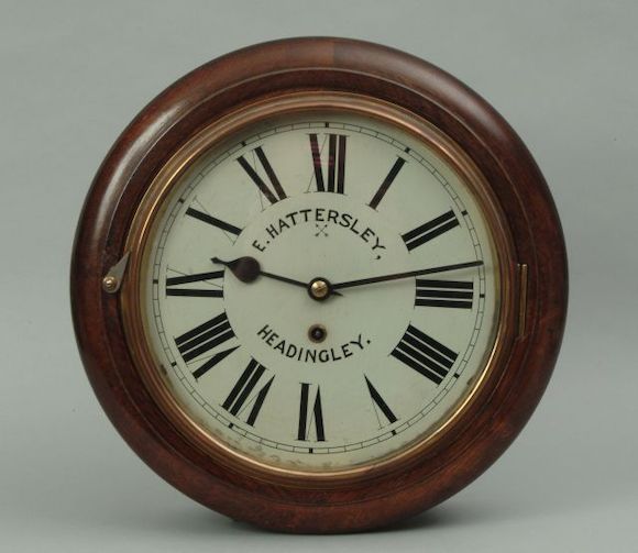 Bonhams : A Victorian oak cased wall timepiece L. Hattersley, Headingley