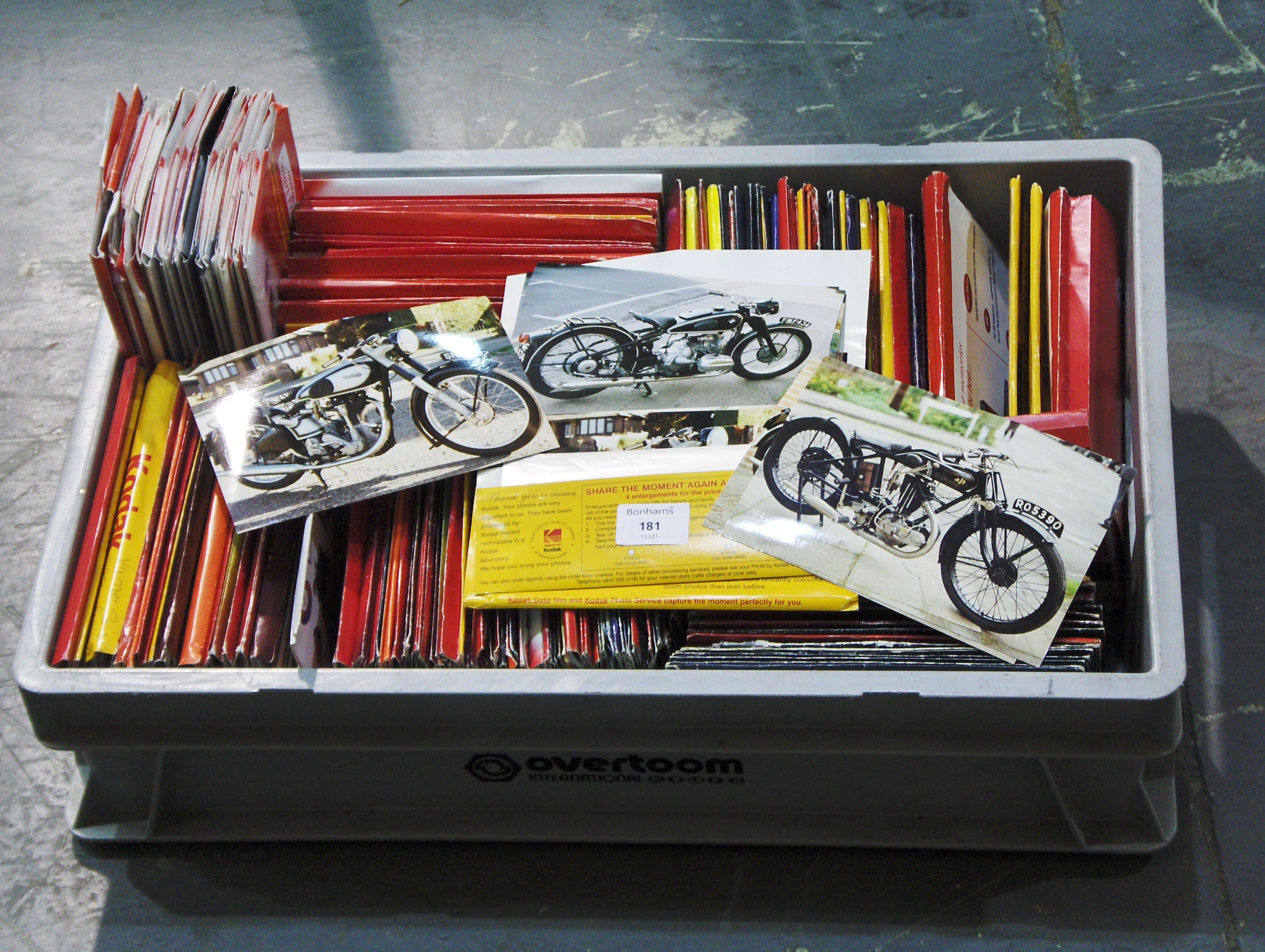 Bonhams Cars : A large quantity of modern classic motorcycle photographs,