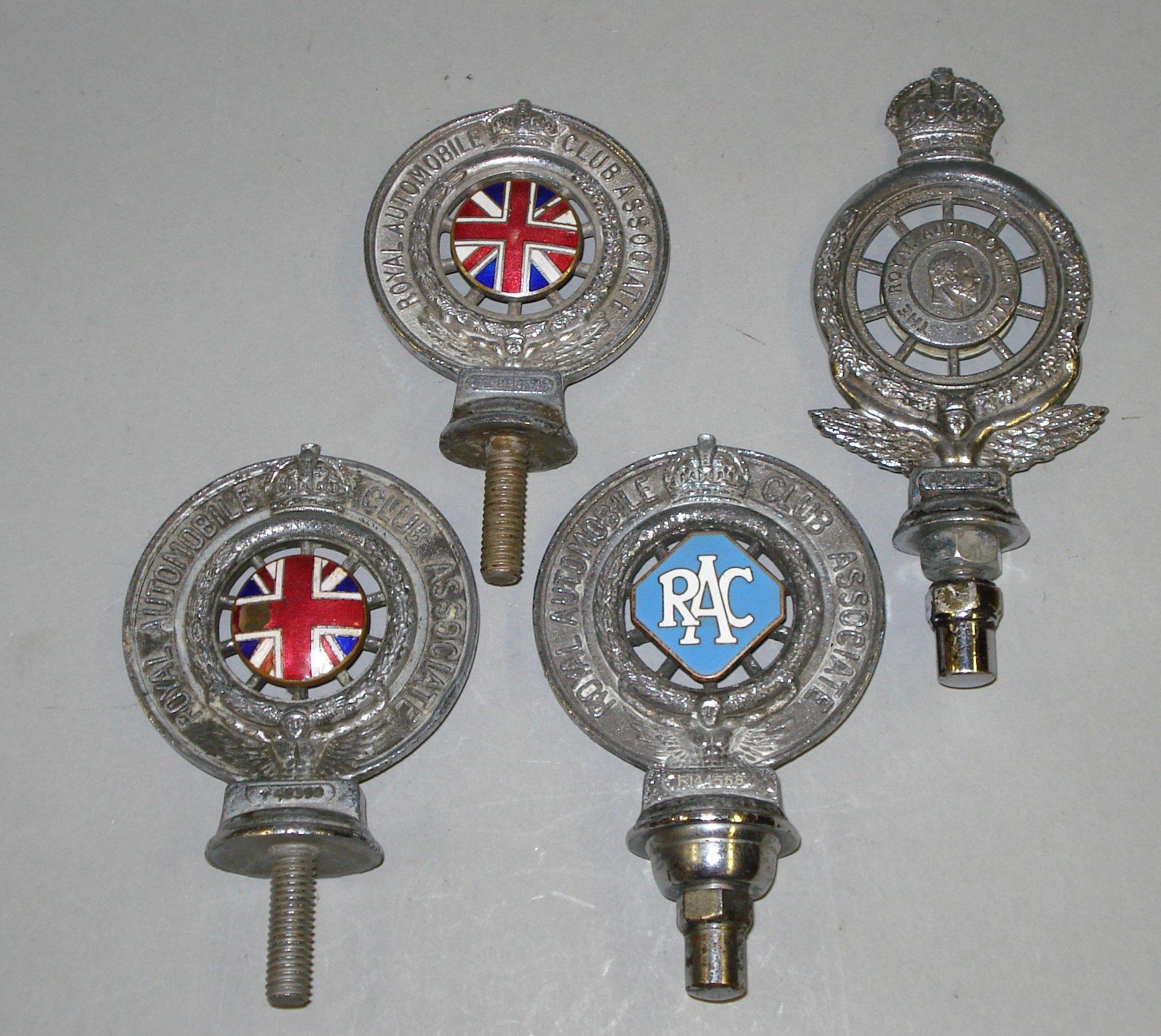 Bonhams Cars : Four RAC badges