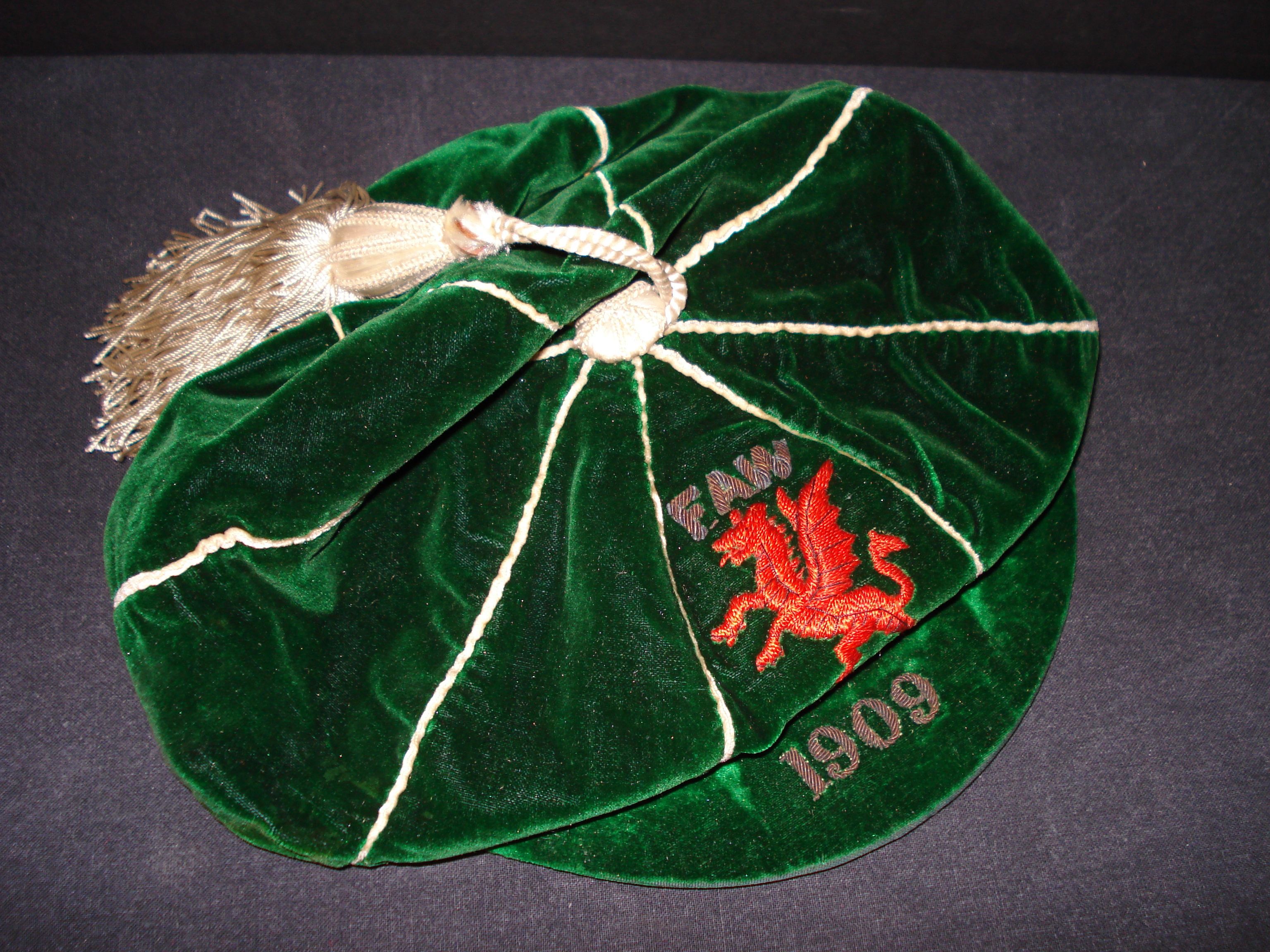 1909 Welsh International football cap - auctions & price archive