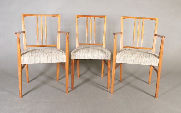 Bonhams : A Gordon Russell mahogany twelve piece dining room suite