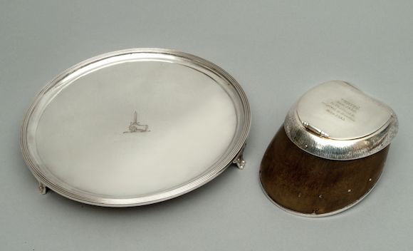 Bonhams : A Victorian silver mounted horse's hoof snuff box by James ...