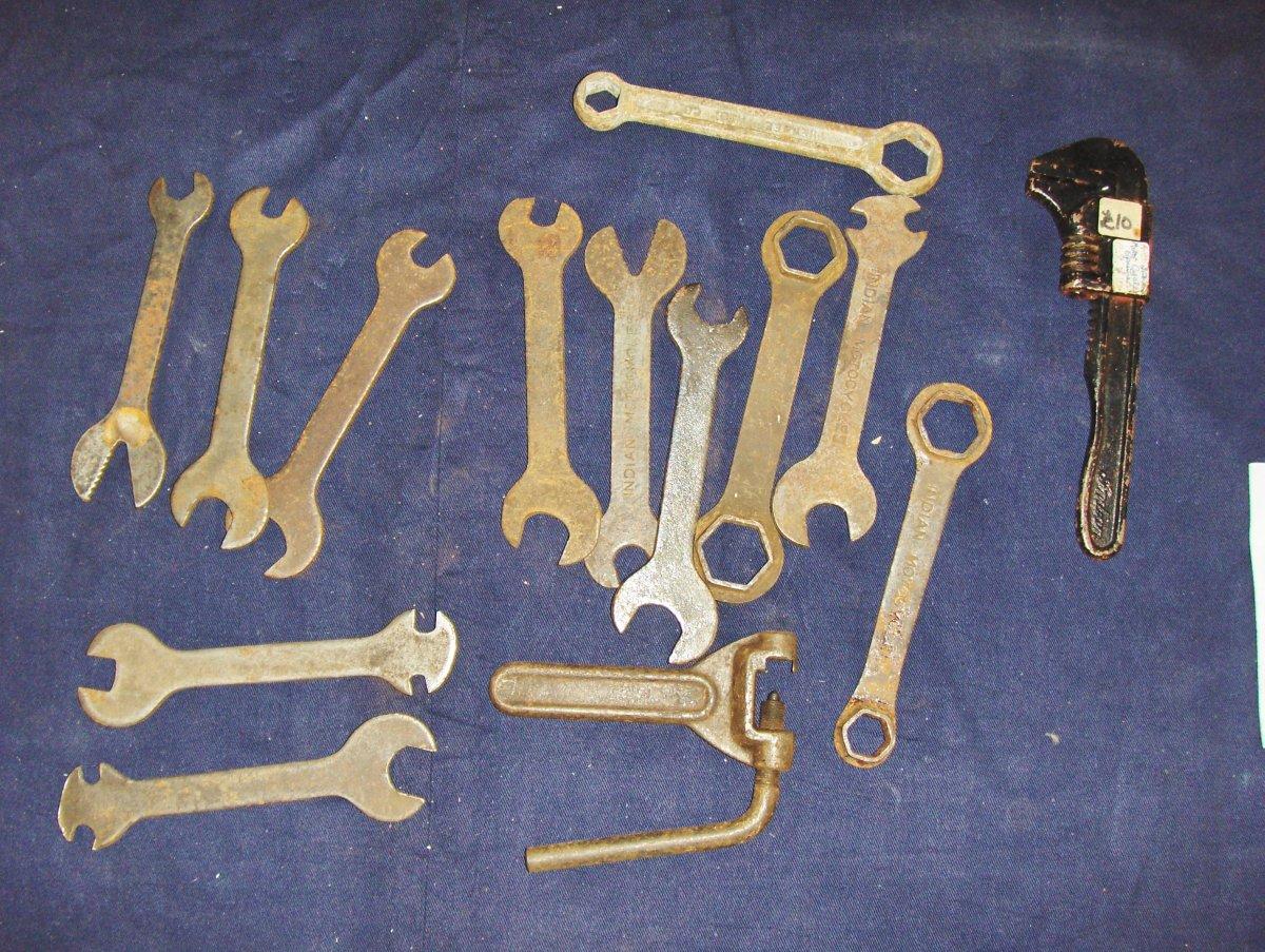 Bonhams Cars : A rare colection of Indian Motorcycles original tools,